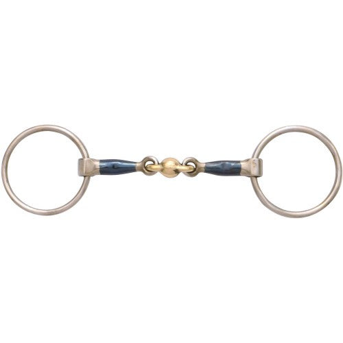 Blue Alloy Loose Ring Training Snaffle Bit – Taupo Equestrian Supplies