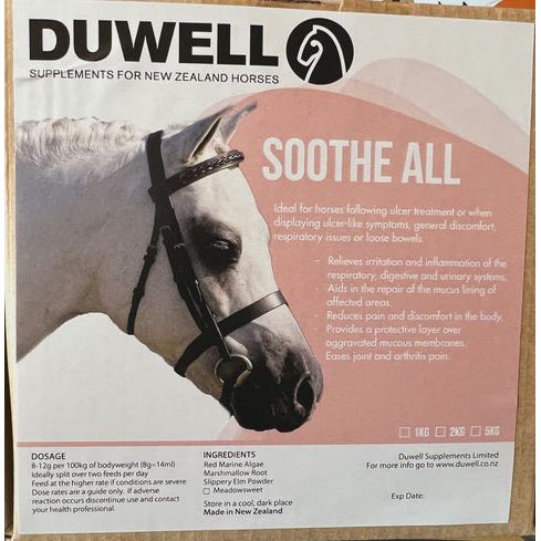 Duwell Soothe All with Meadowsweet *Past BB Date* – Taupo Equestrian ...