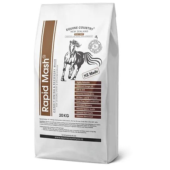 Equine Country Rapid Mash 20kg – Taupo Equestrian Supplies