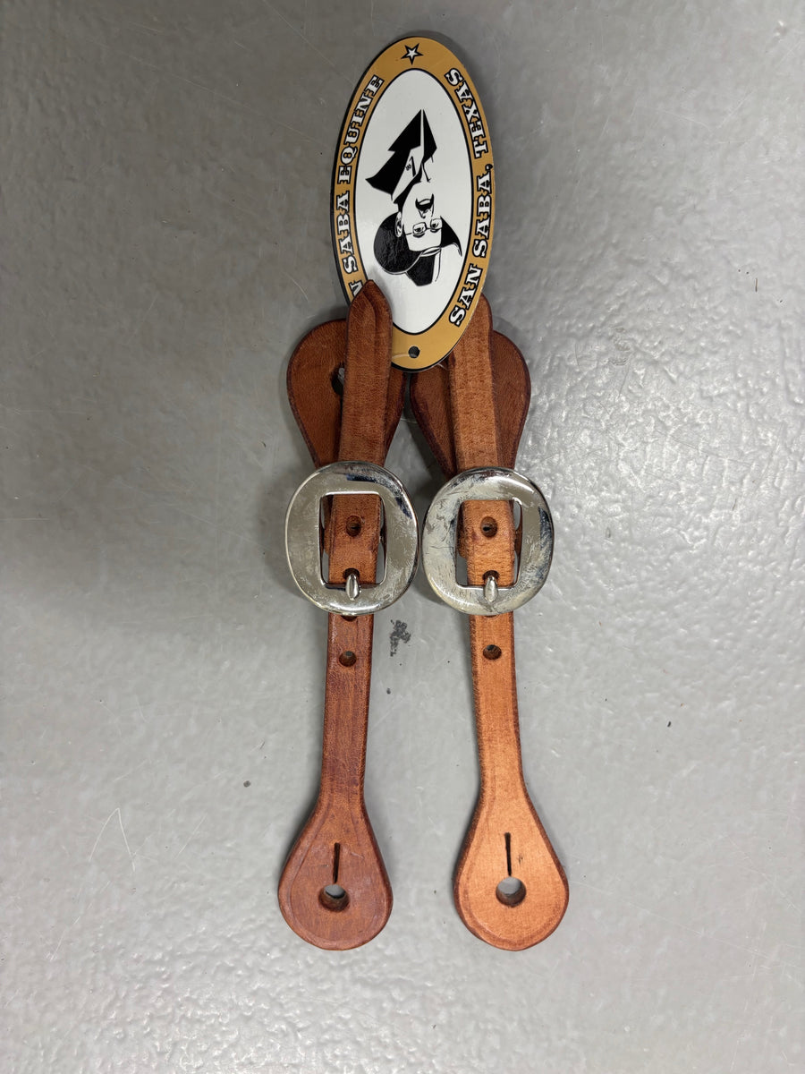 San Saba Youth Harness Edged Finished Spur Strap – Taupo Equestrian ...