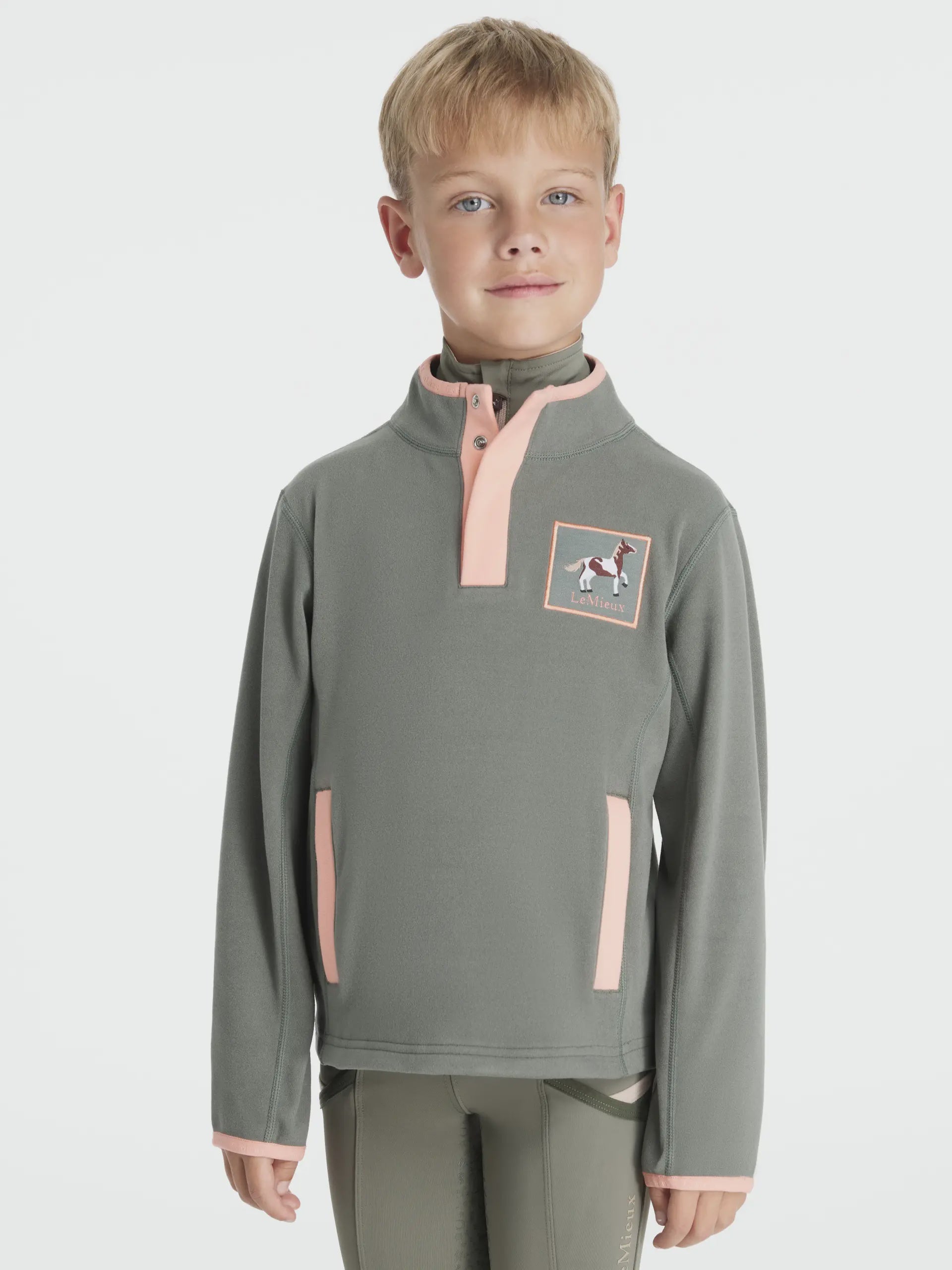 LeMieux Mini Mae Popper Fleece – Taupo Equestrian Supplies