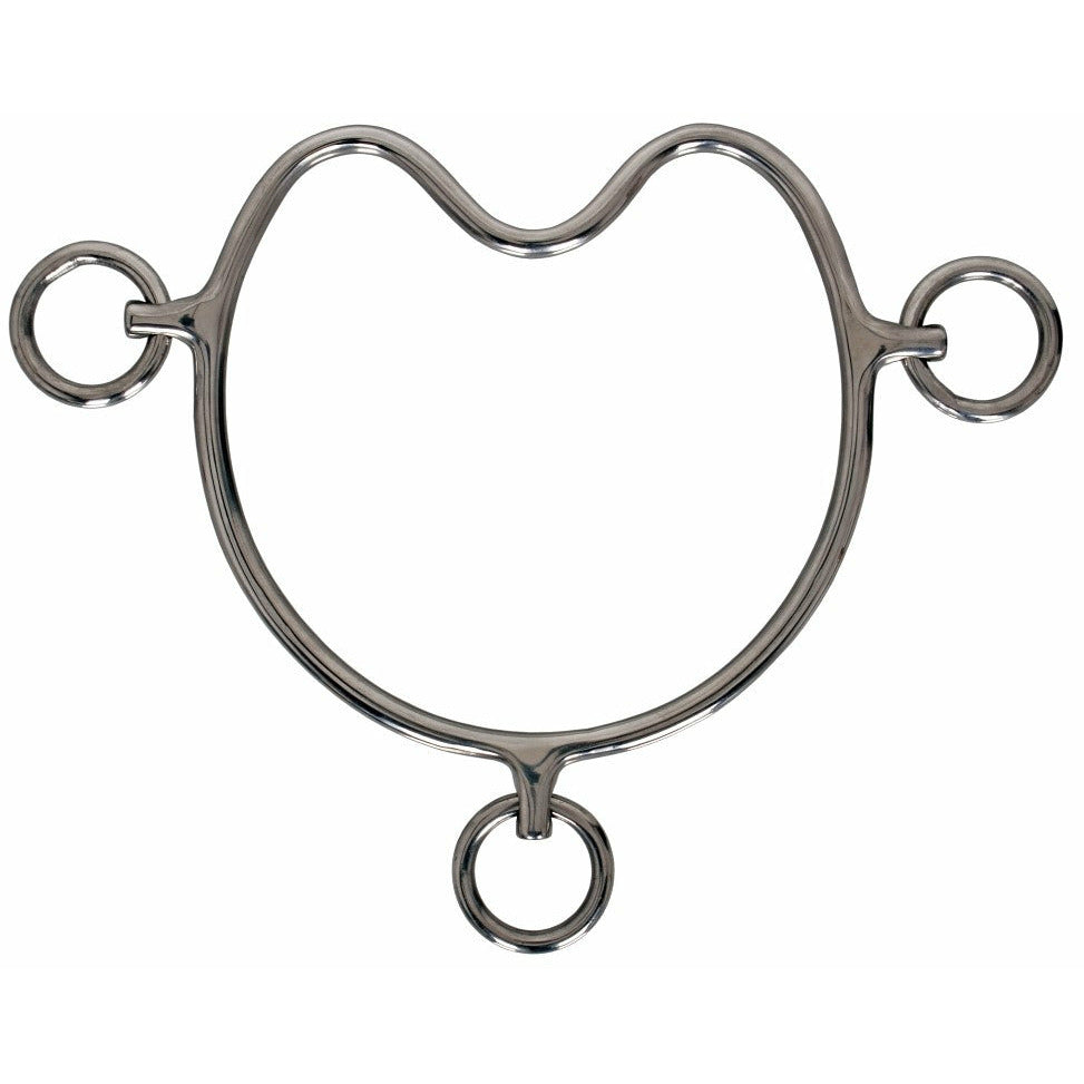 Blue Tag SS Anti-Rearing Bit with Port – Taupo Equestrian Supplies