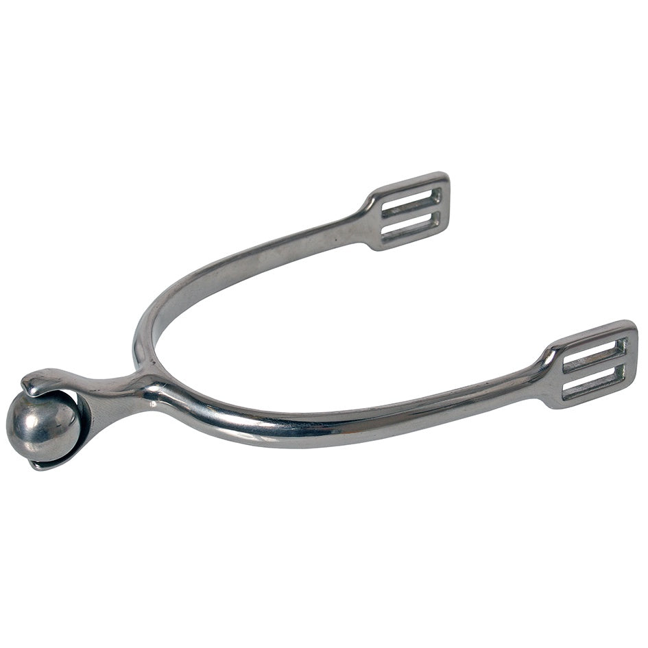 Platinum SS Rolling Ball Spurs – Taupo Equestrian Supplies